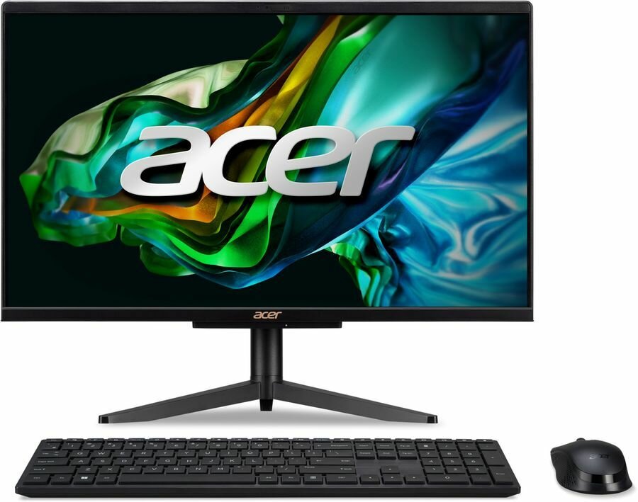 21,5" Моноблок Acer Aspire C22-1610 (DQ. BL8CD.001) черный - 1920x1080, IPS, Intel Processor N200, ядра: 4 x 1 ГГц, 8 ГБ, SSD 256 ГБ, Intel UHD Graphics, Windows 10 Pro