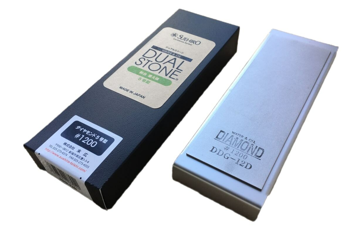Алмазная пластина Suehiro Diamond Plate DDG-12D #1200 grit на подставке