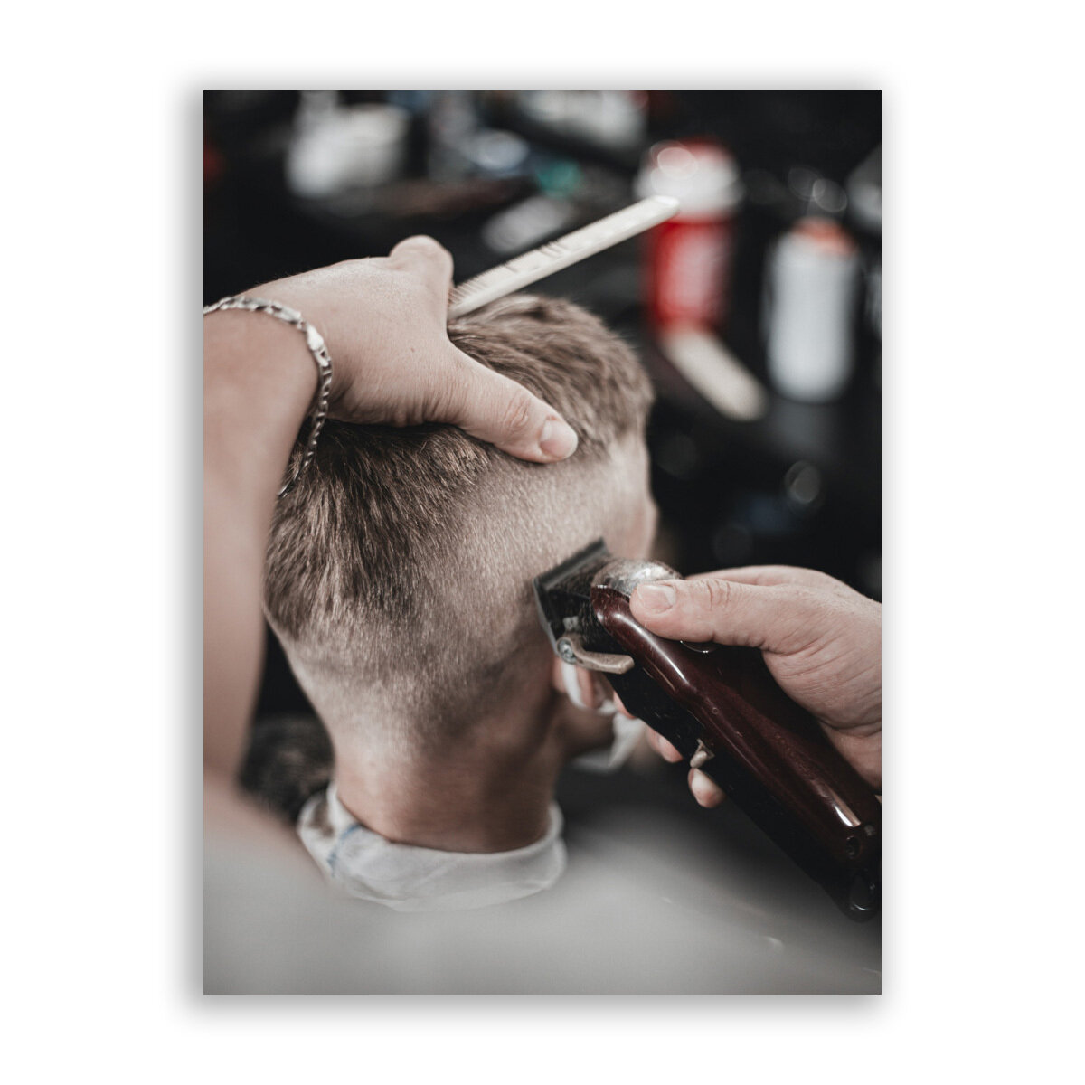 Постер, плакат на бумаге / Для Барбершопа / Размер 30 x 40 см