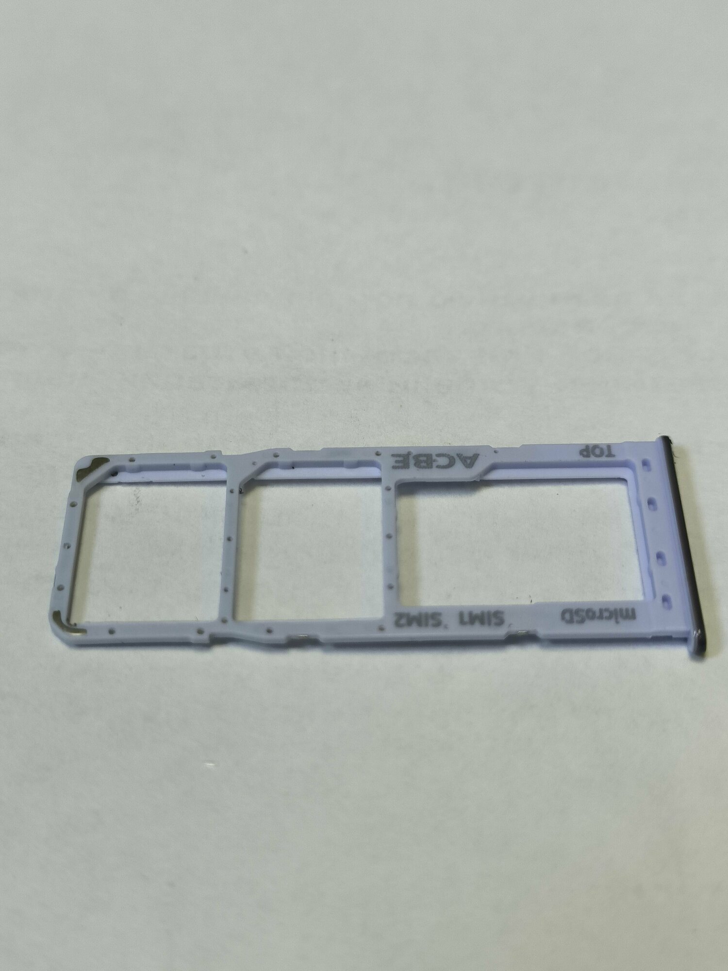 Сим лоток для samsung a32(a325f) фиолетовый