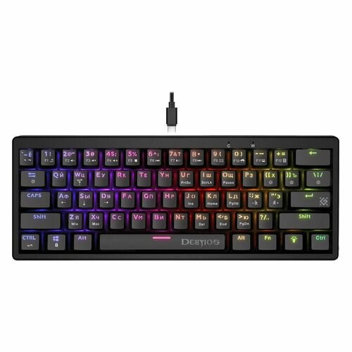Клавиатура Defender Deimos GK-303, USB, черный [45303]