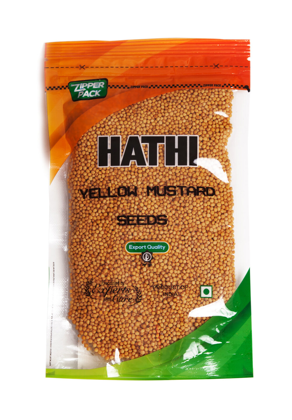 Mustard Yellow Seeds / Горчица желтая семена / 50 г / пакет / HATHI MASALA