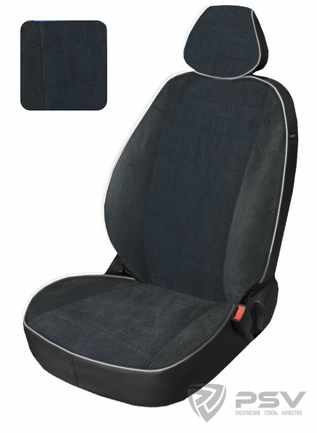 Чехлы в машину для Mitsubishi Lancer X 2007-2010 г. - седан 2л. велюр