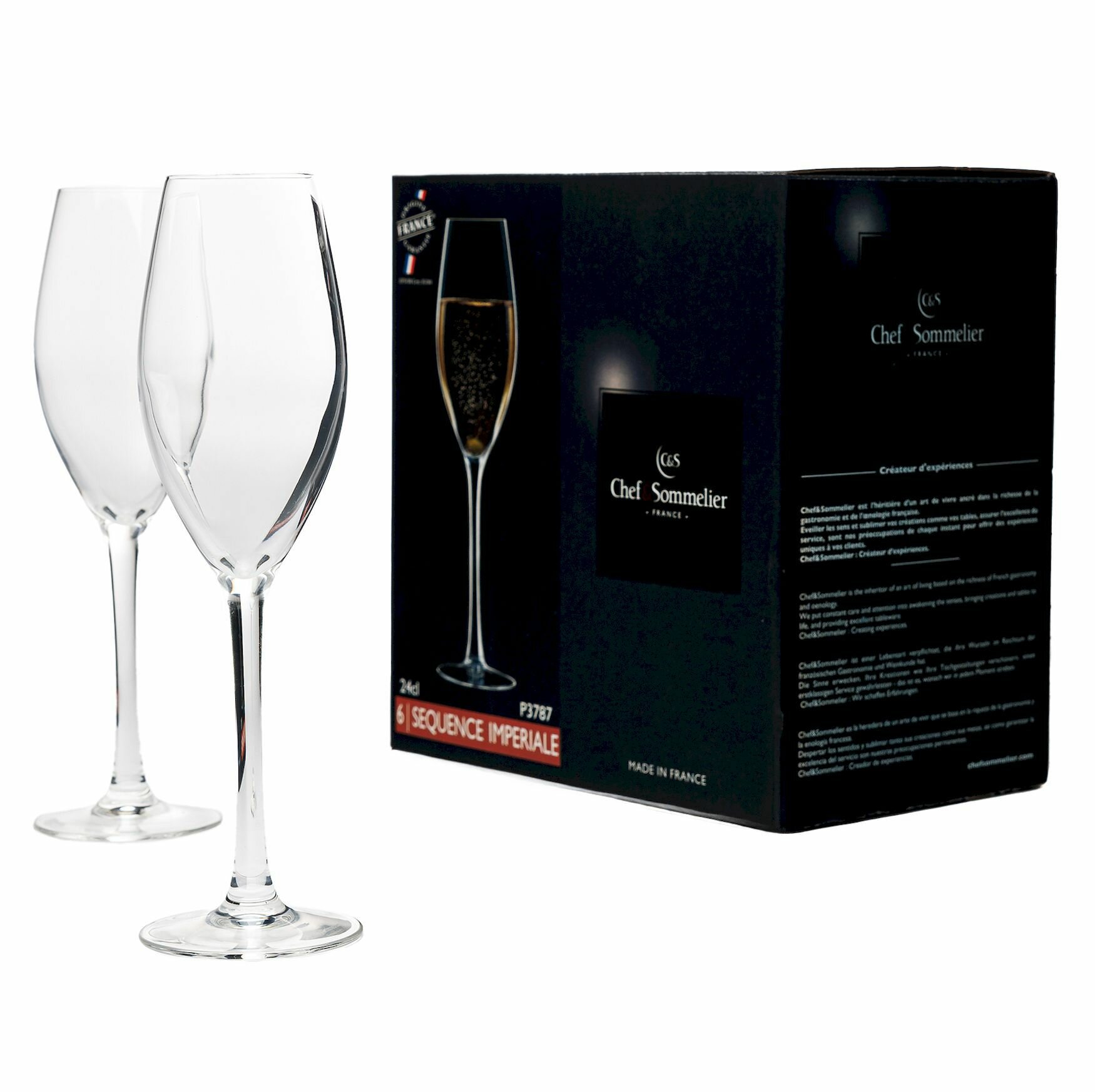 Бокал для игристых Chef&Sommelier Sequence Imperial 240 мл. / 6 шт.