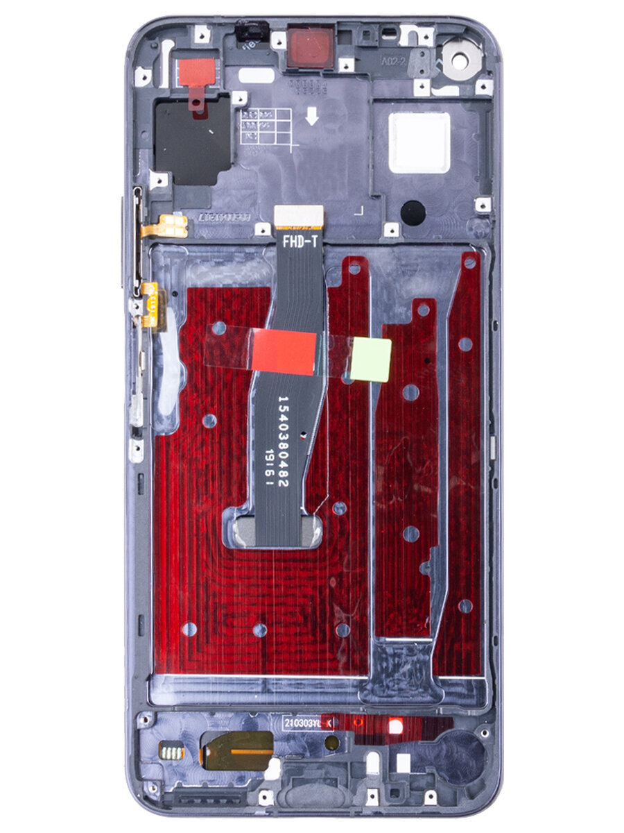 Дисплей для Huawei Honor 20 модуль с рамкой и тачскрином (черный)