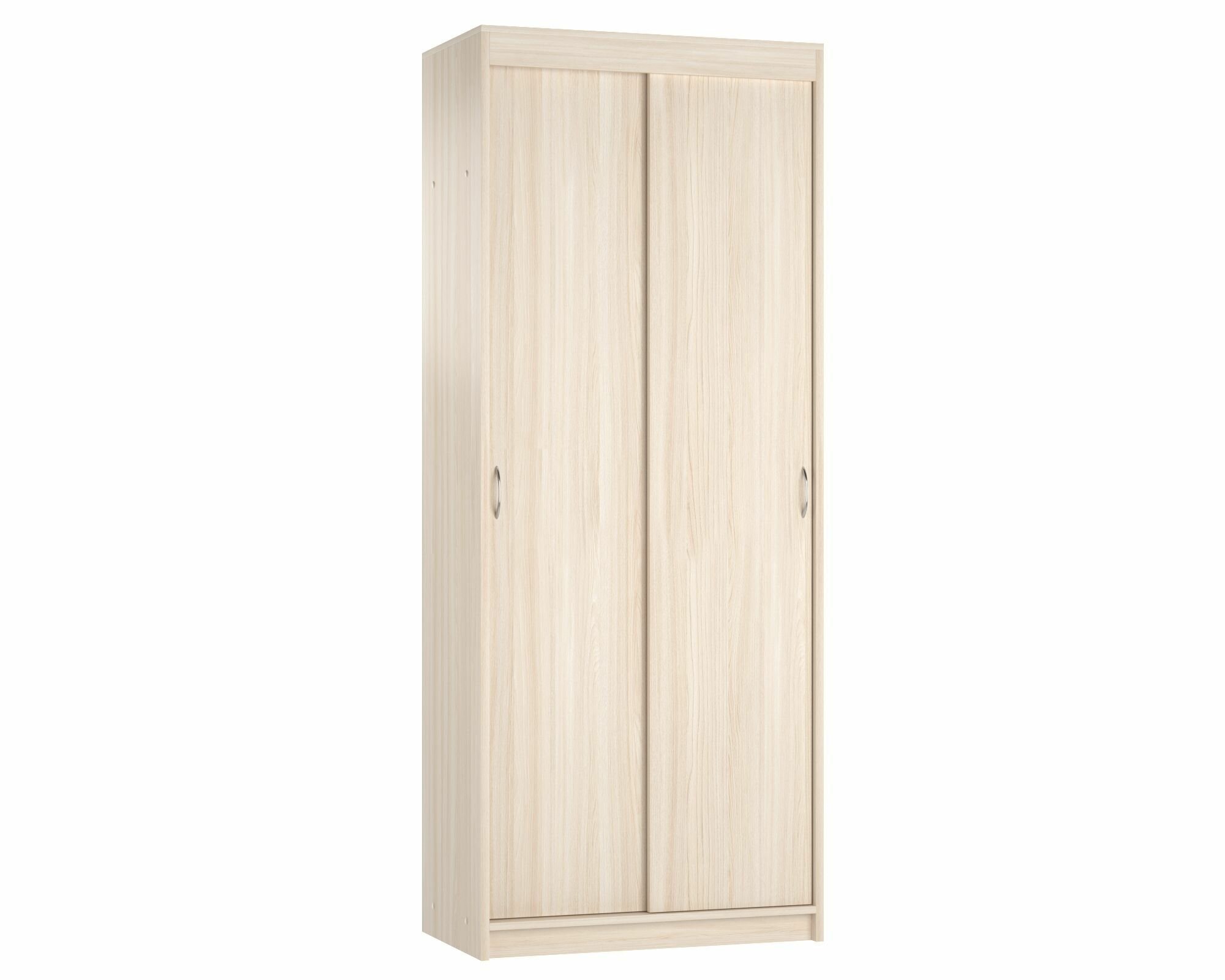 Шкаф купе для одежды со штангой "Эко 2" 80х240х45 Шимо светлый