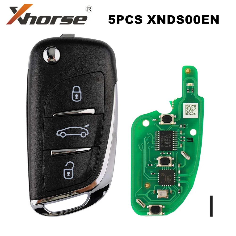 5 шт./лот Xhorse XNDS00EN XNHO00EN XNBU01EN XNHY02EN XNFO01EN XNTO00EN XN беспроводная серия дистанционный ключ 5PCS XNDS00EN