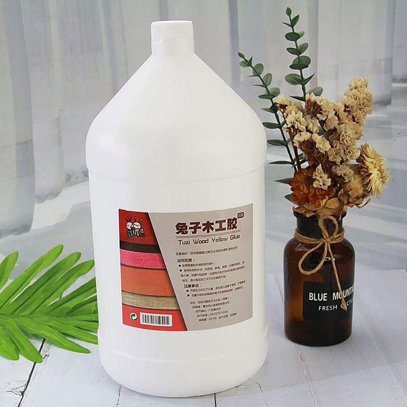 Клей для деревообработки "Кроличий", особо прочный, белый, 4 кг