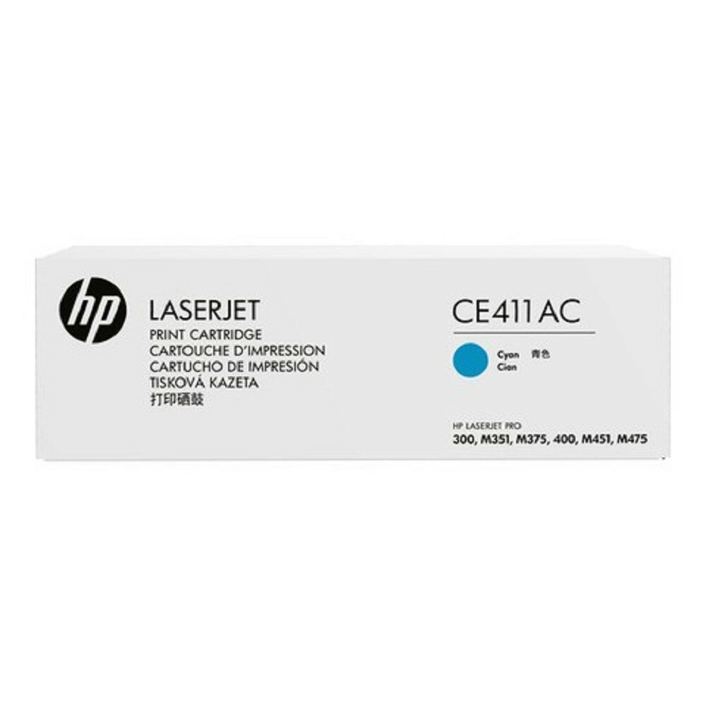 Картридж HP CE411AC, Голубой