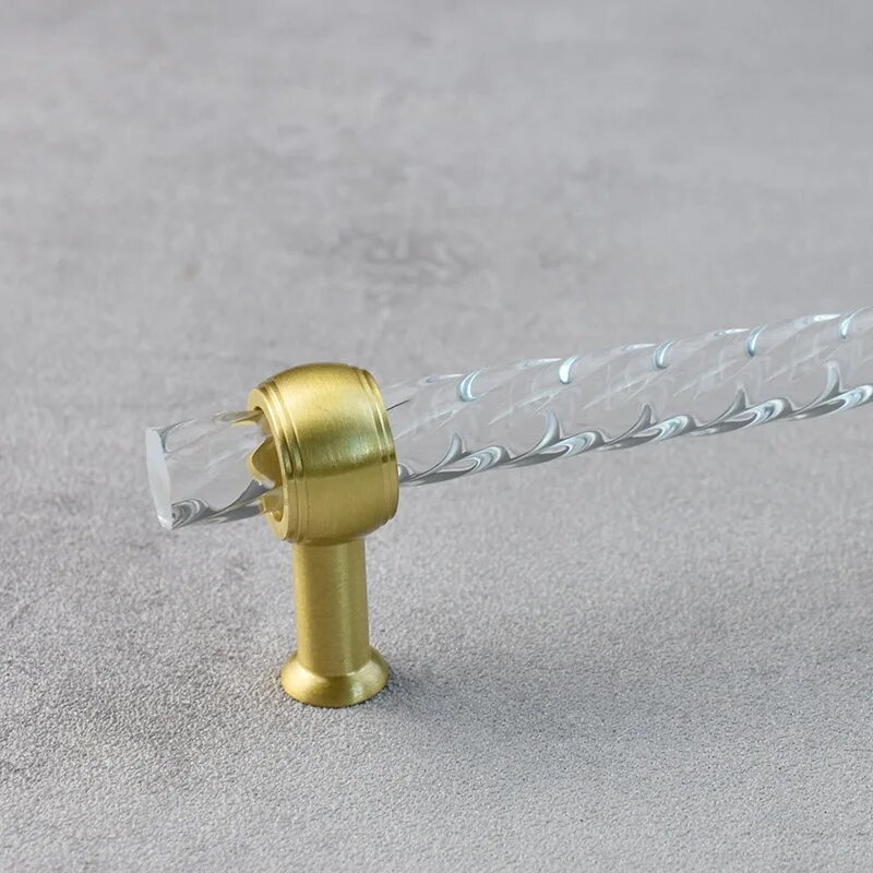 Ручка для шкафа IHOMCASA 160MM, Brass-Whorl