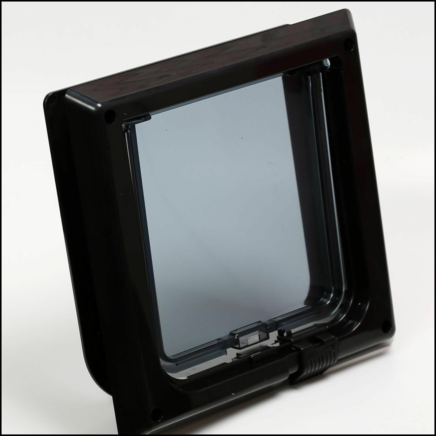 Дверца для кошек барсик Цвет: Черный. Дверка для животных -enj