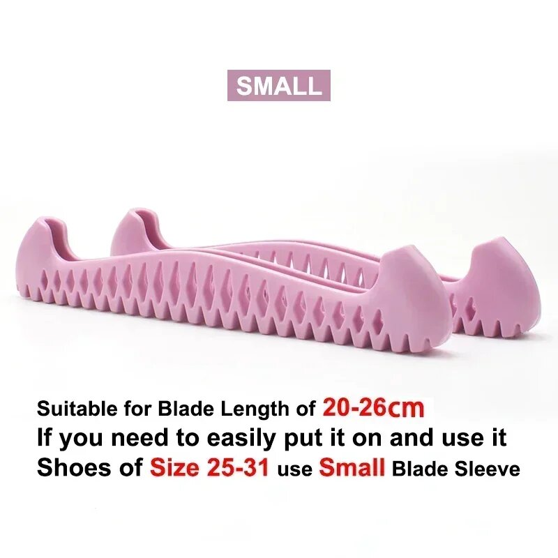 Розовый чехол для лезвия коньков, Small Purple