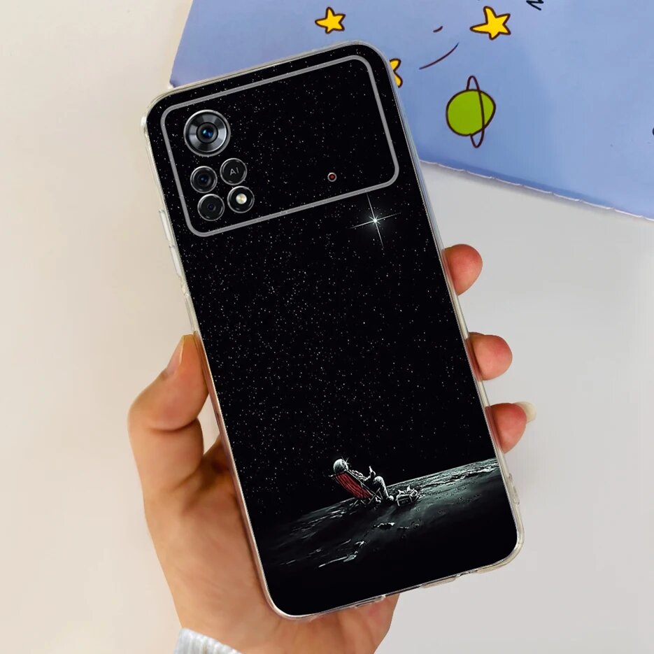 Чехол для Xiaomi Poco X4 Pro 5G, чехол с рисунком, мягкий силиконовый чехол для телефона Xiaomi Poco M4 Pro 5G M4Pro X4Pro Fundas Coque