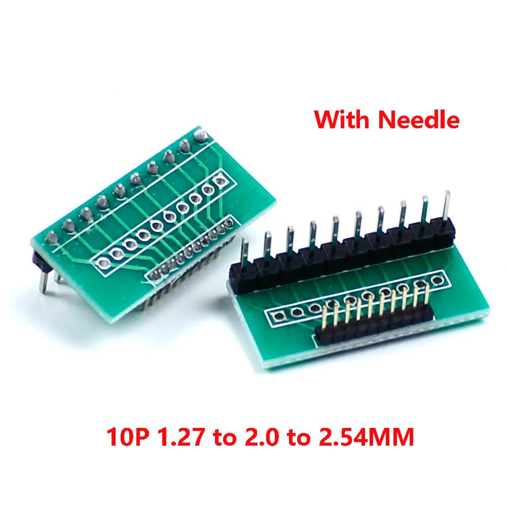 Переходная плата 1.27мм-2.0мм-2.54мм 10Pin