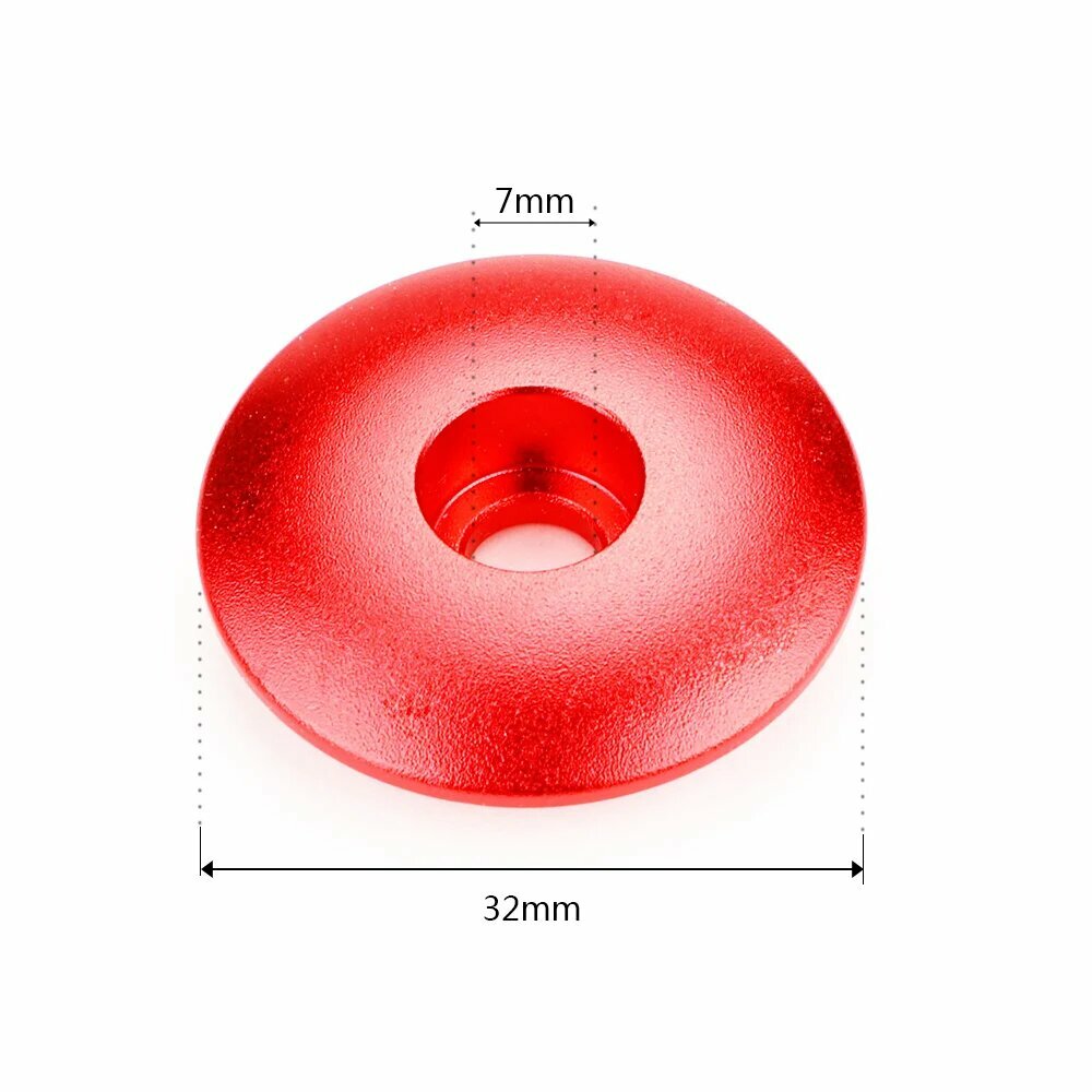 Meische Stem Top Cap алюминиевый сплав Красный, 1pcs Stem Top Cap