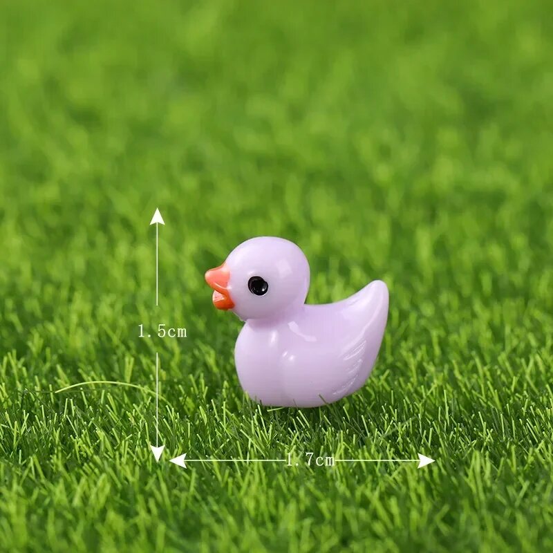 MOONBIFFY Минималистичные утки из смолы 1/3/5 шт 1pcs, фиолетовый