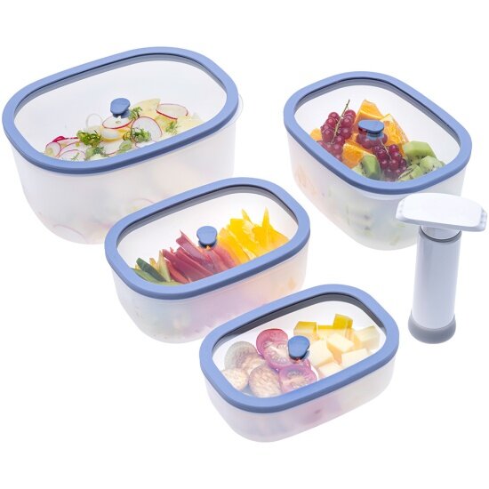 Набор контейнеров для вакуумной упаковки Status Fresko set 5 lilac