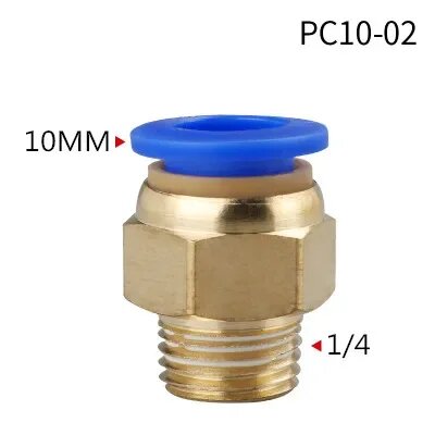 Пневматический фитинг для воздушного компрессора PC10-02