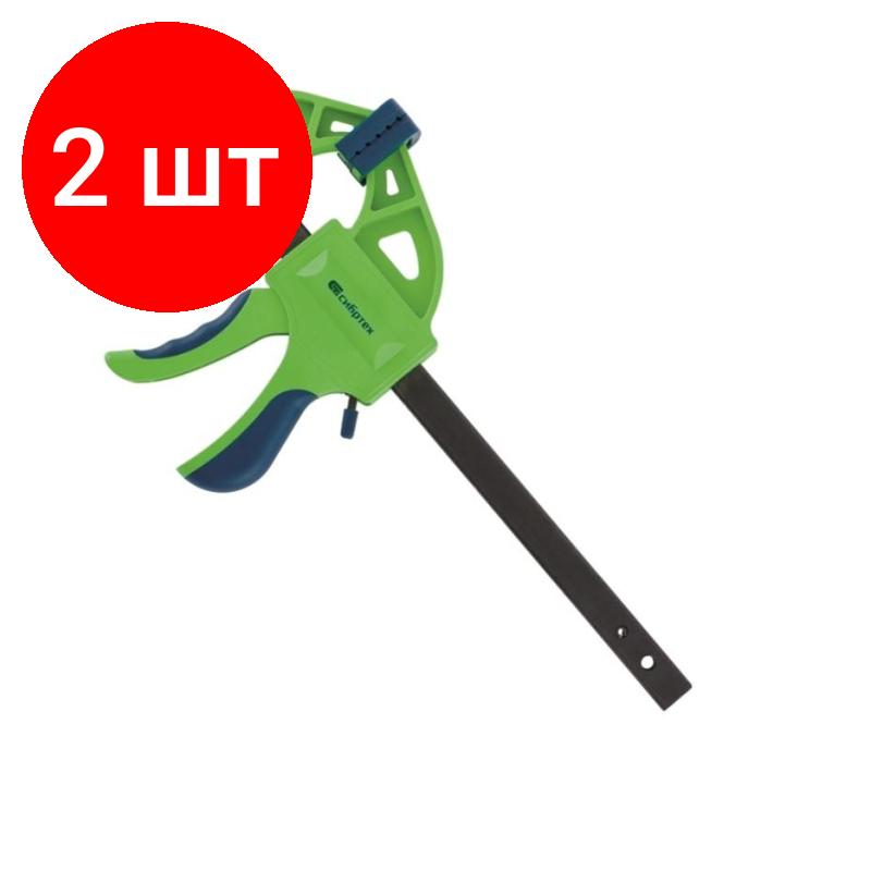 Комплект 2 штук, Струбцина F-образная быстрозажимная 600х70х820 мм Сибртех 20567