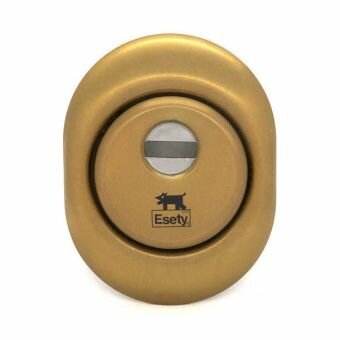 Врезная броненакладка цилиндровая усиленная Mul-T-Lock бронза