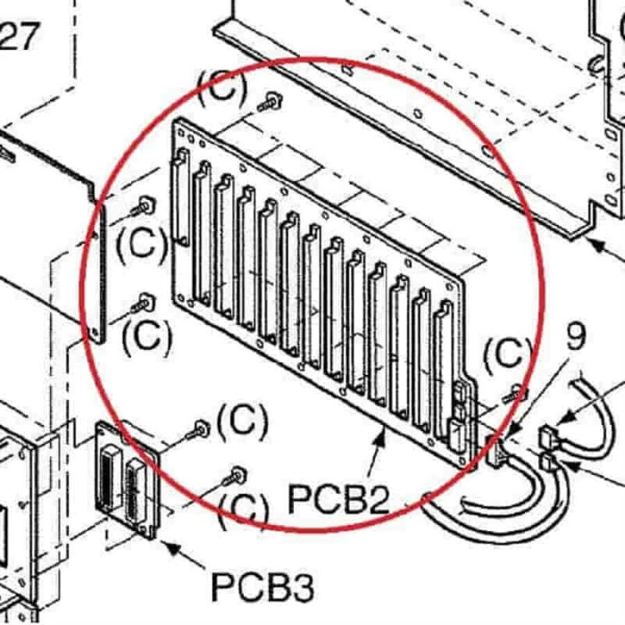 Panasonic PSWP2DA600BX Плата для KX-TDA600