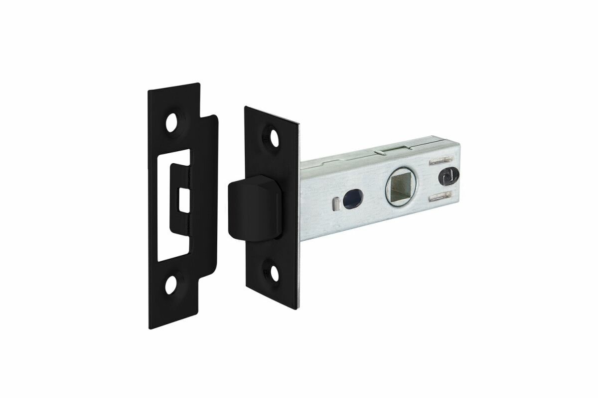 Задвижка межкомнатная Vantage D45 BL, цвет- матовый черный