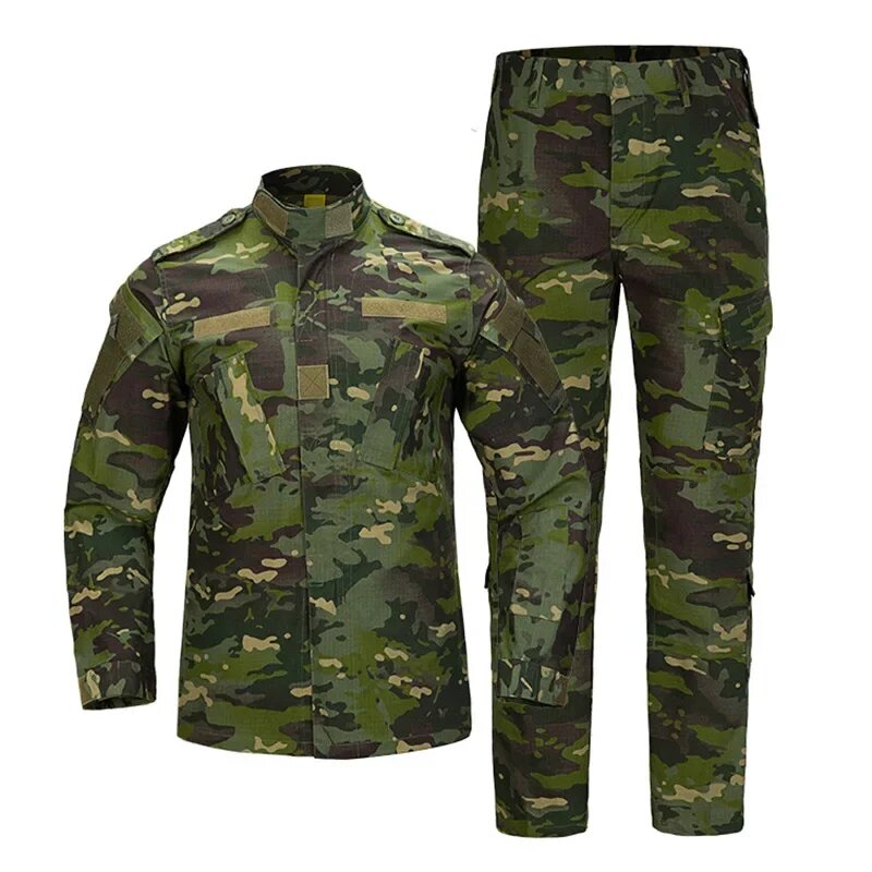 XMGOLONG Тактический Комплект из Хлопка Мужской L, Green camouflage