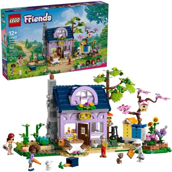 Конструктор Lego Friends 42669 Дом пчеловода и цветник