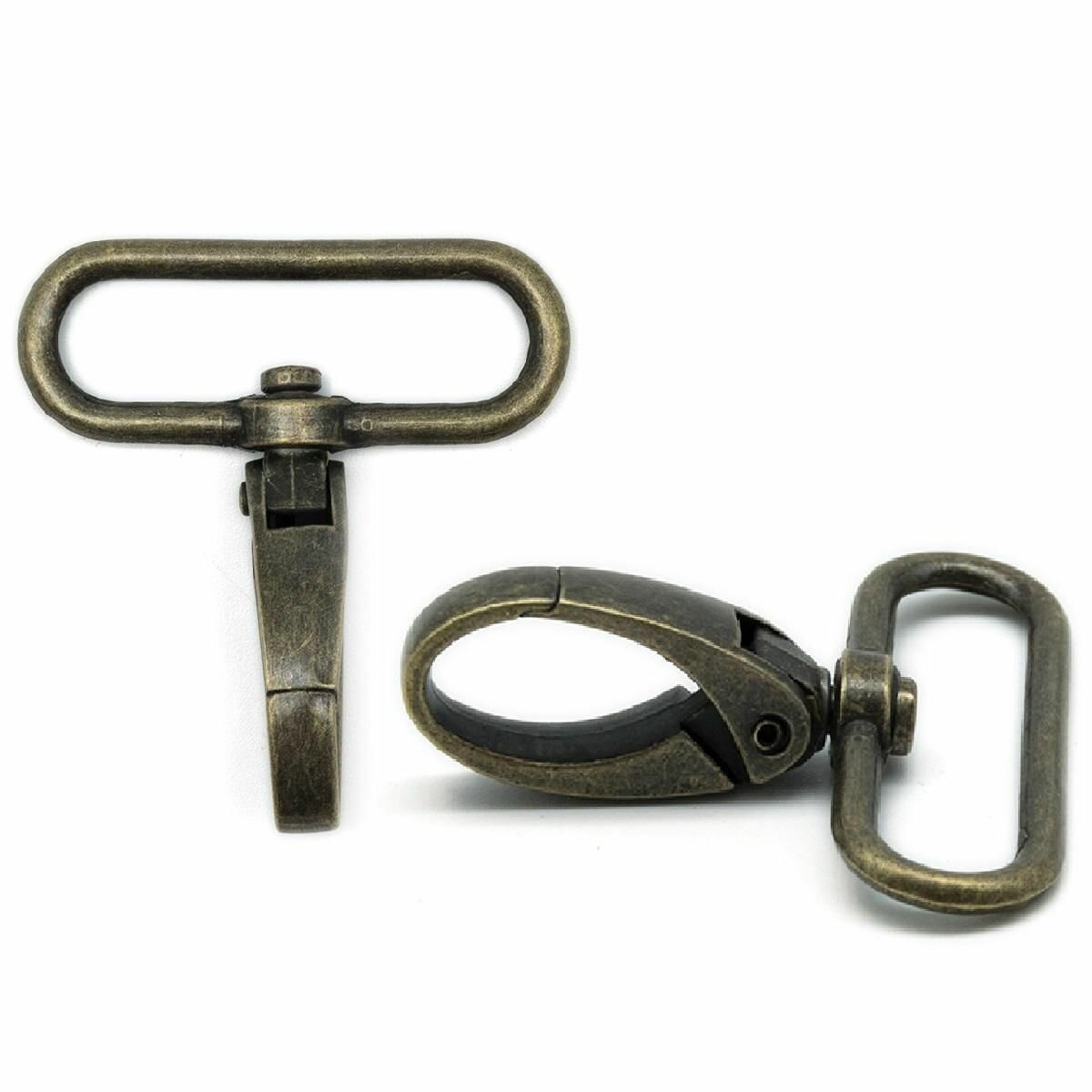 Карабины айрис С рамкой, 40х50 мм, цвет Латунь, 817-046, 20 шт