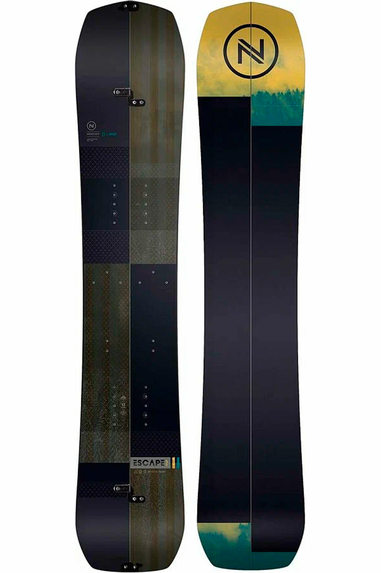 Сноуборд NIDECKER ESCAPE SPLIT (24/25), 159 см, фрирайд, средняя жесткость