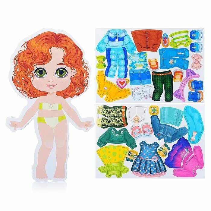 Развивающая игра Десятое Королевство магнитная Одевашки. Анюта. Серия Магнитные истории (04099)