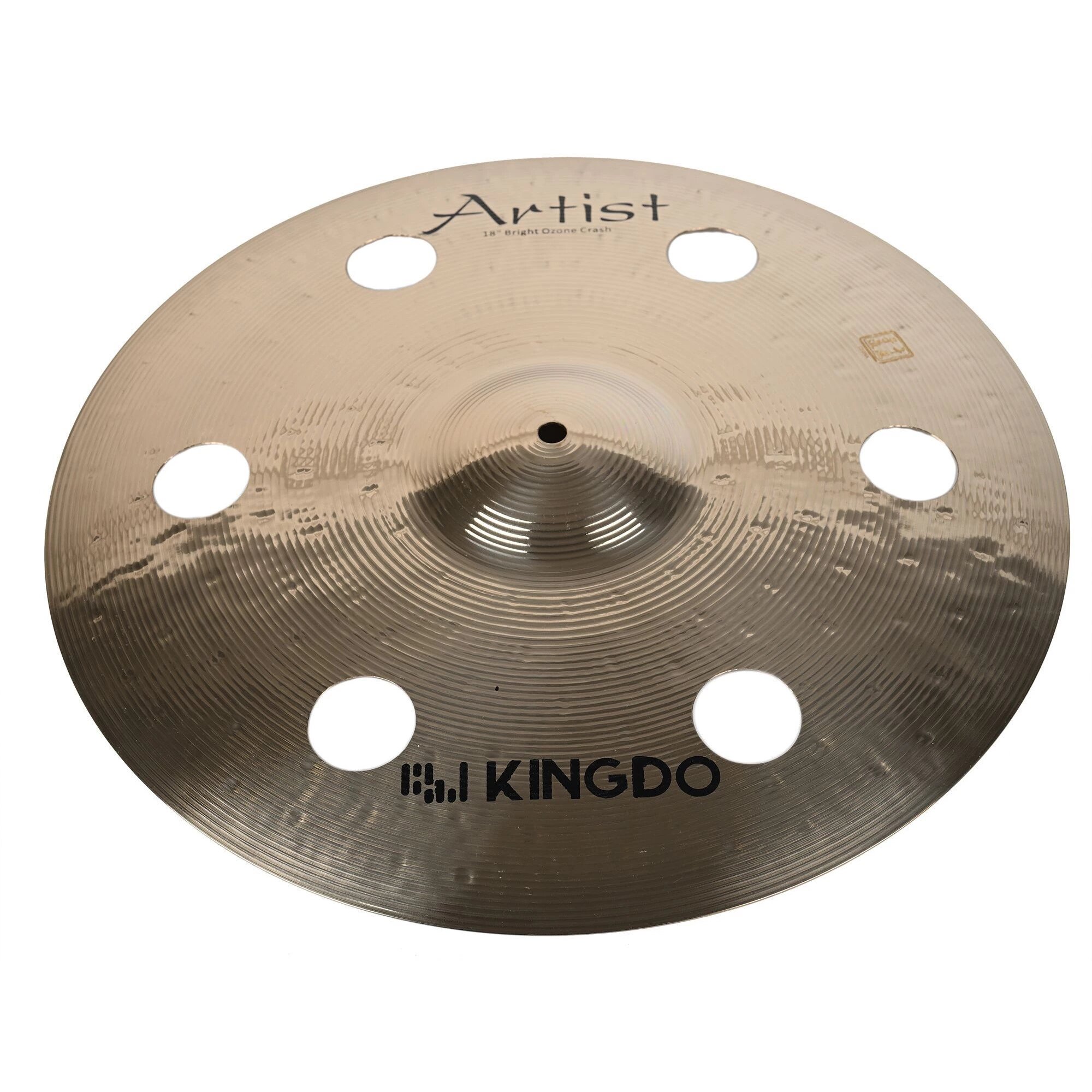 Тарелка для ударной установки KINGDO 18" ARTIST BRIGHT O-ZONE CRASH