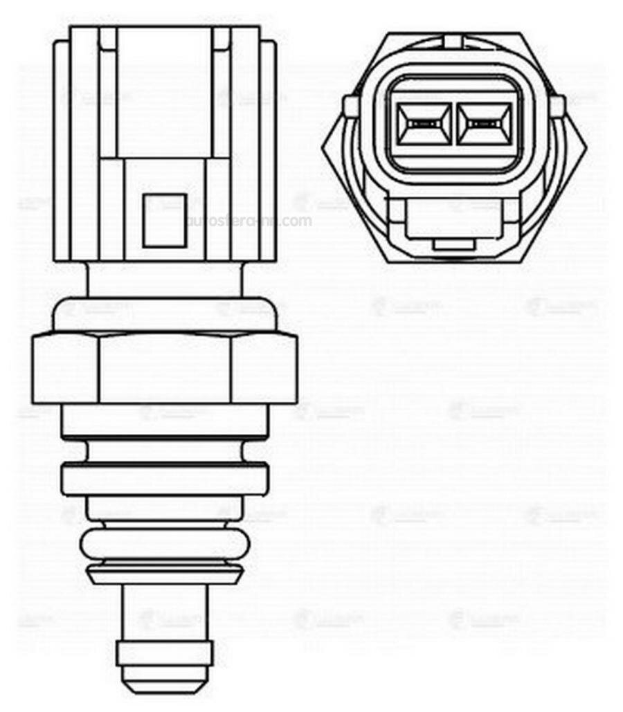 LUZAR LS1023 Датчик температуры для а/м Ford Focus II (05-)/Focus III (10-)/Mondeo IV (07-)/Fusion (02-) (LS 1023)