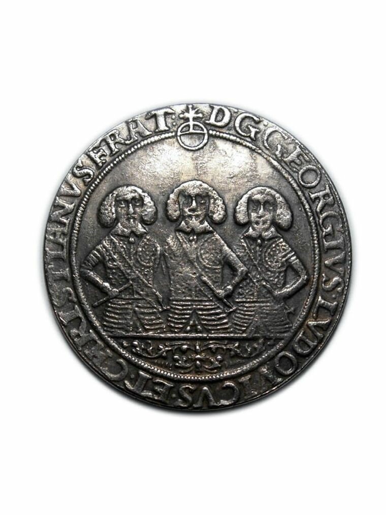 Талер 1657 года Германия сувенирная копия серебряной монеты Людовика Кристиана монеты, нумизматика, деньги для коллекции