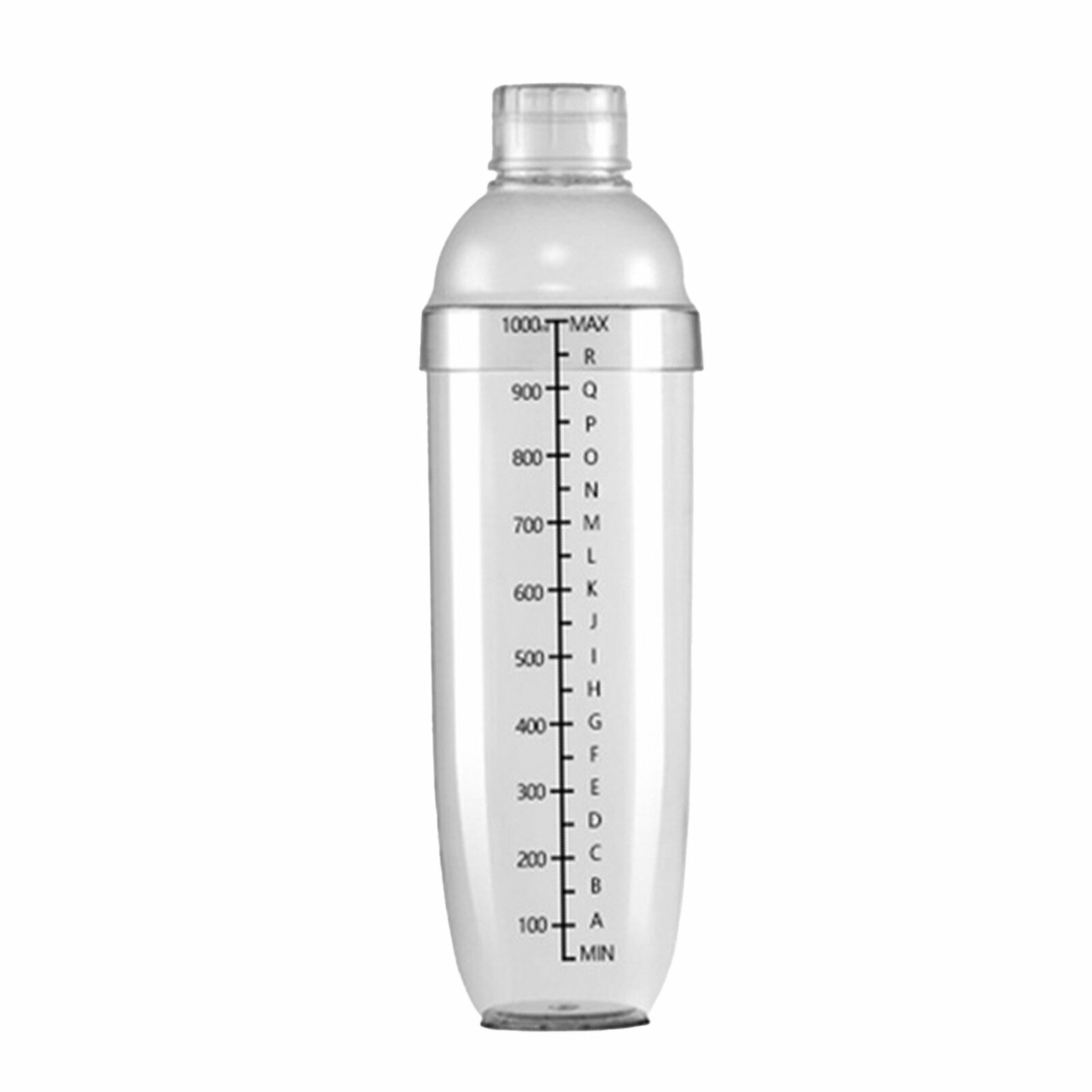 Прозрачный шейкер для коктейлей, ручной миксер с защитой от проливания и мерными весами для домашнего бара и чая