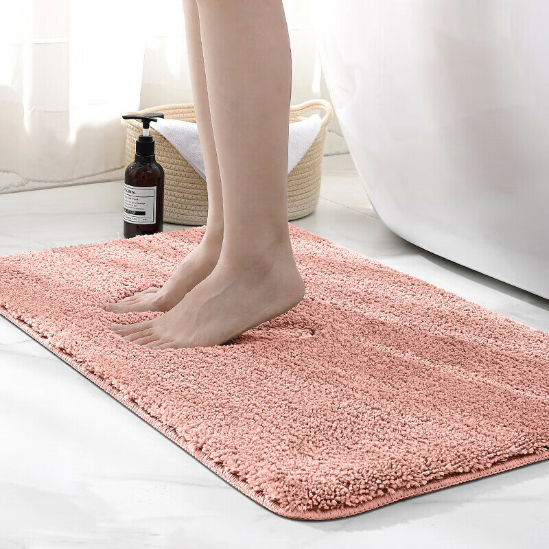 Dajiang Bathroom Mat, Non-Slip Absorbent Bath Mat, Bathroom Foot Mat 50x80cm