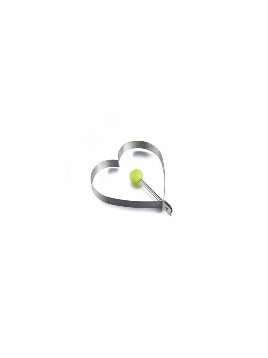 Утолщённая форма для яиц Сердце из нержавеющей стали