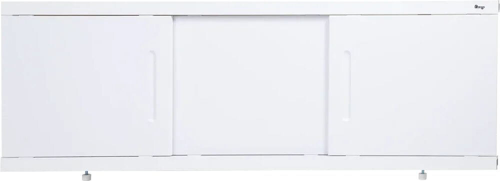 Экран Emmy Соната 150 белый, экран под ванну, прямоугольный, с комплектом ножек