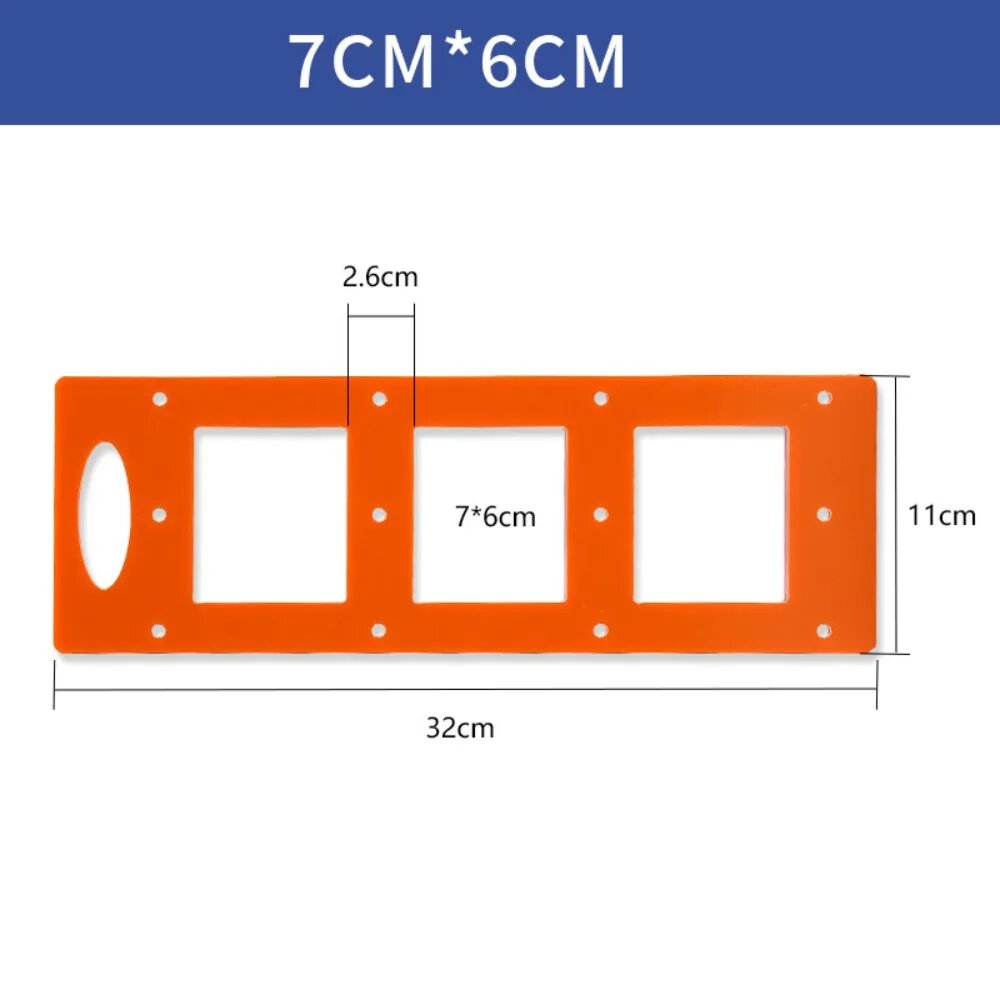Нижний шаблон розетки 86 7-6cm