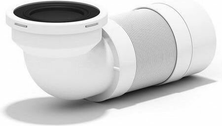 Гофра Ани Пласт K712R для унитаза, канализационная, диаметр 110 мм, длина 1 метр