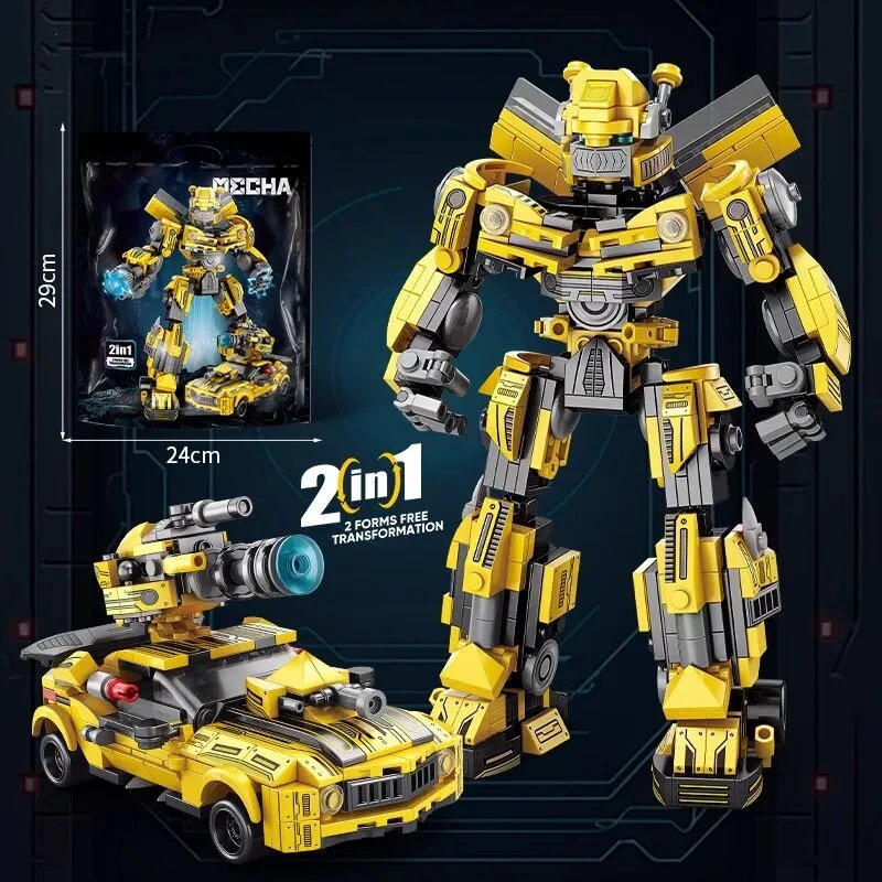 Конструктор Трансформер робот(Transformers ), Bumblebee,2 IN 1, совместимы с легo конструкторами, 441PCS/C5237