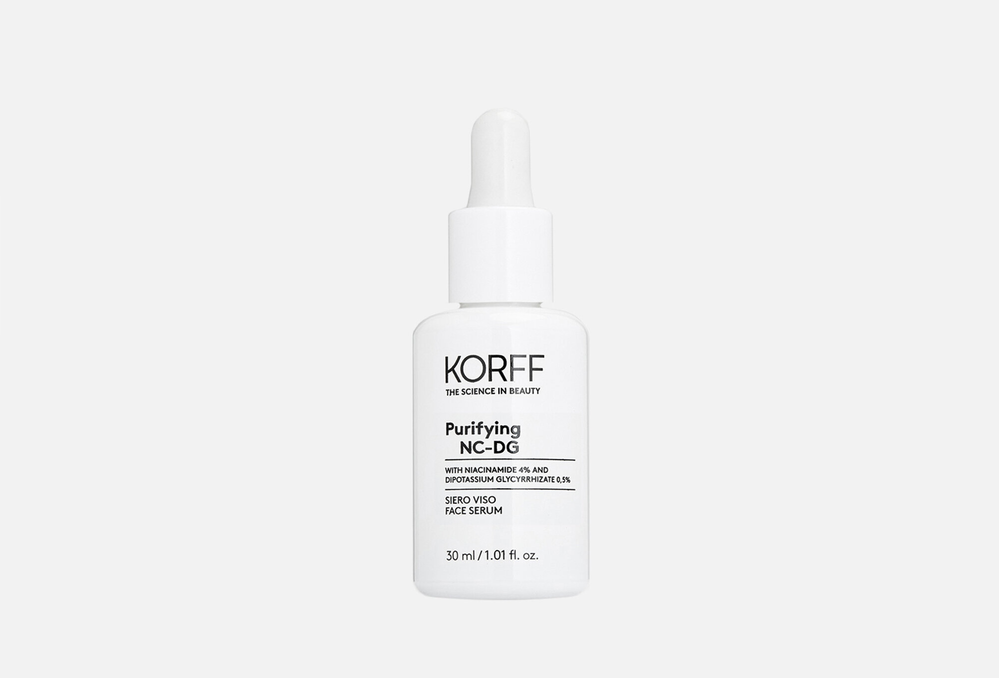 Сыворотка для чистоты кожи и уменьшения расширенных пор KORFF Purifying NC-DG FACE SERUM 30 мл