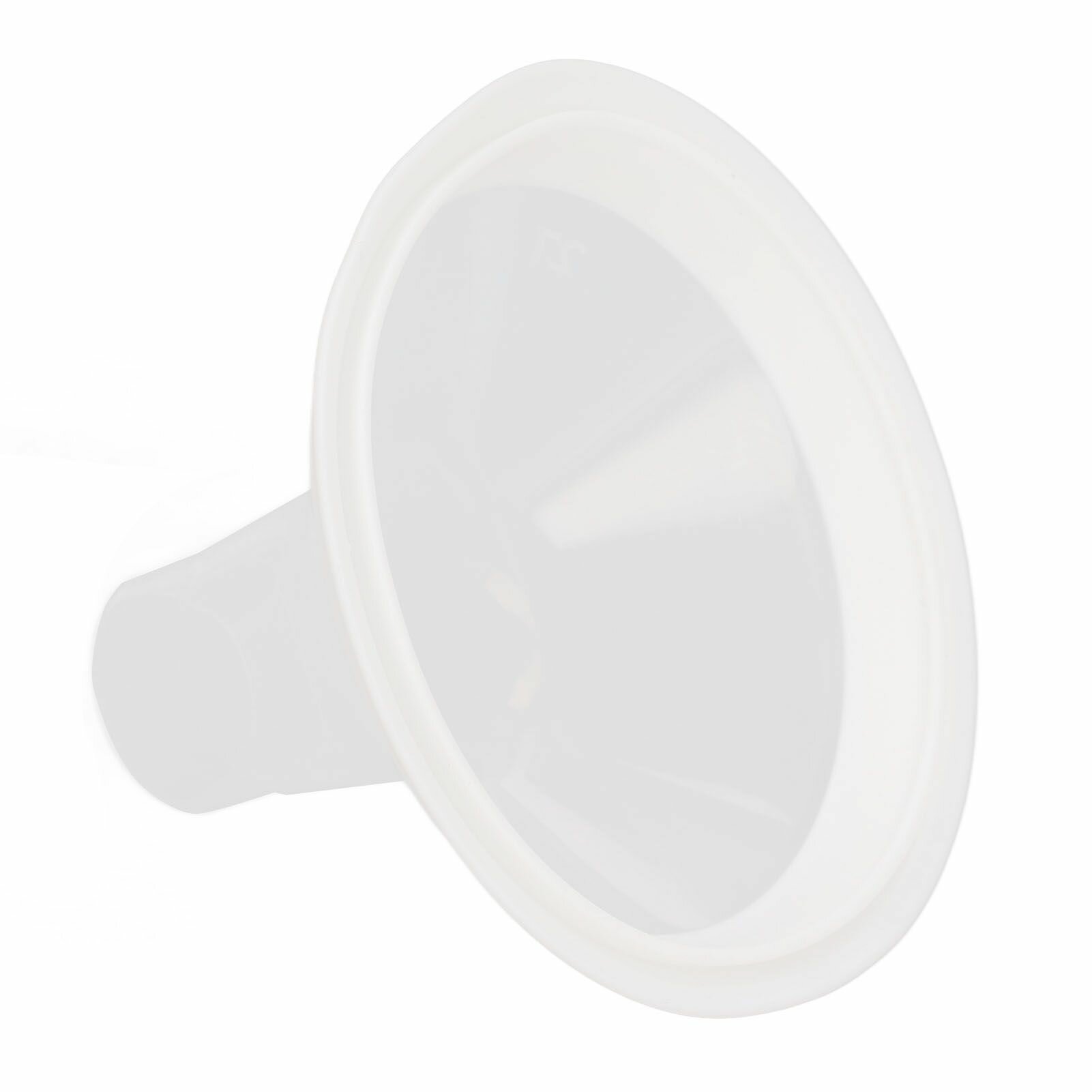 Фланец молокоотсоса, герметичный, гибкий, мягкий силиконовый, с белым краем, воронка для груди для кормления грудью, 27 мм/1,06 дюйма