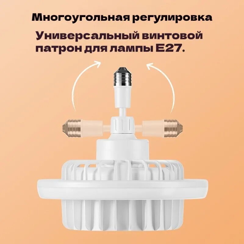 Потолочный обогреватель PTC с пультом ДУ и тремя режимами работы, освещение 10-15 м² — фото 1