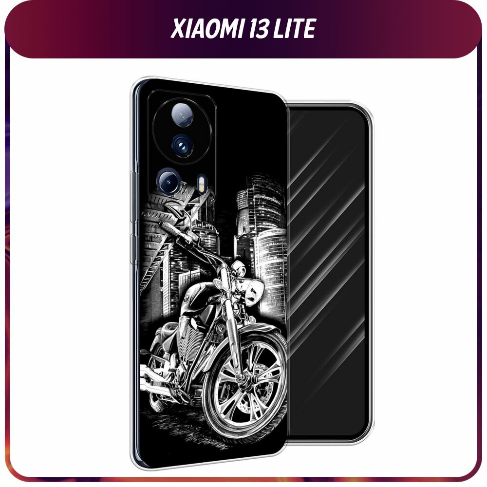 Чехол на Xiaomi 13 Lite / Сяоми 13 Лайт с принтом "Крутой байк"