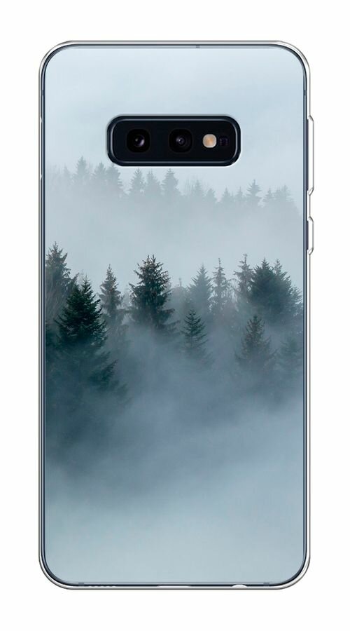 Чехол на Samsung Galaxy S10E / Самсунг Галакси S10E с принтом "Лес в тумане"