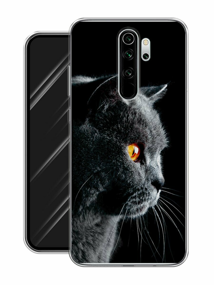 Чехол на Xiaomi Redmi Note 8 Pro / Сяоми Редми Нот 8 Про с принтом "Благородный кот британец" — фото 1