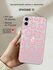 Чехол на Apple iPhone 11 / Айфон 11 с принтом "Простые розовые цветочки", прозра...