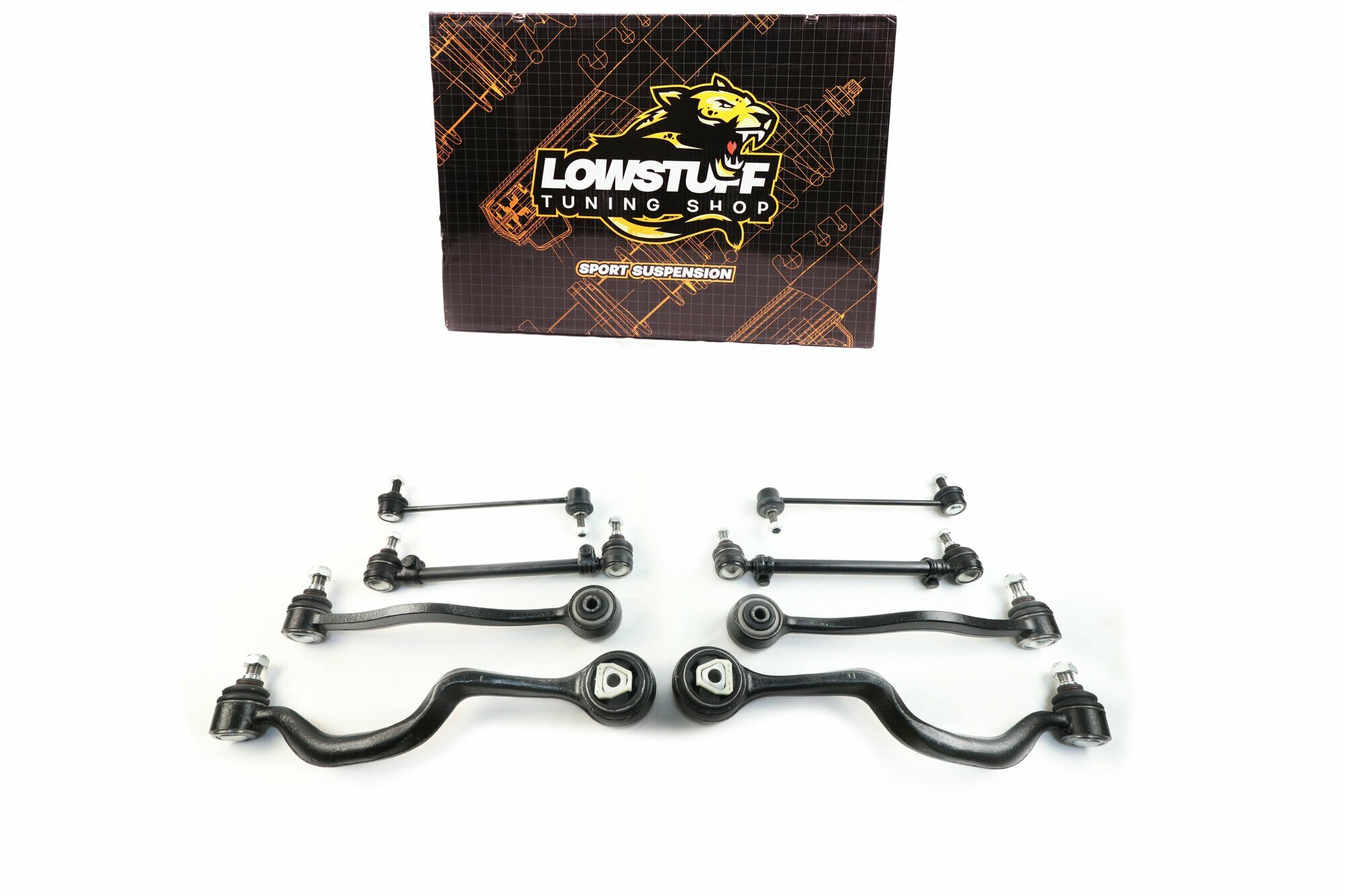 BMW E34 Комплект рычагов передней подвески LOWSTUF 53BM0005 8шт
