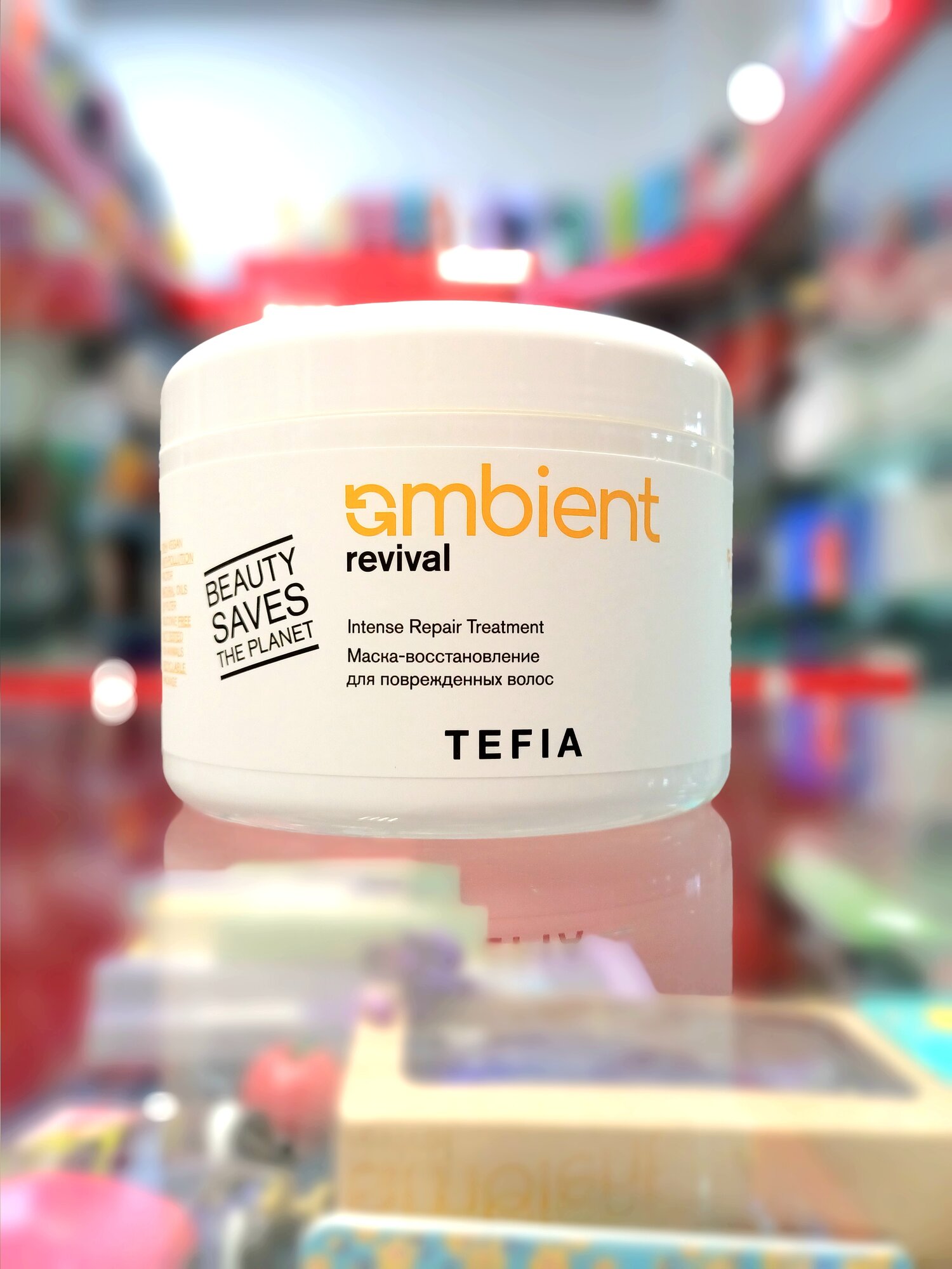 Маска без силиконов для восстановления повреждённых волос Revival Tefia Ambient 500мл